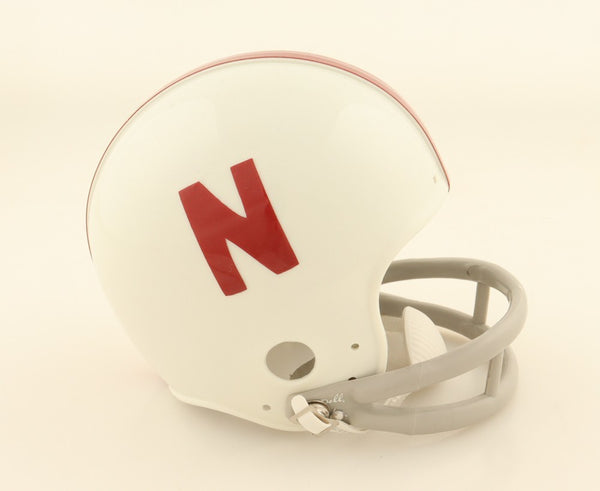 Johnny Rodgers Signed Nebraska Cornhuskers Mini Helmet "Heisman 72 ...