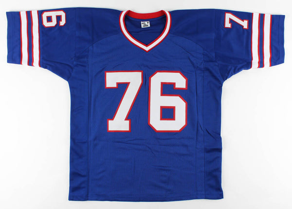 Fred Smerlas Signed Bills Jersey (Pro Player) Buffalo Nose Tackle-Bost ...