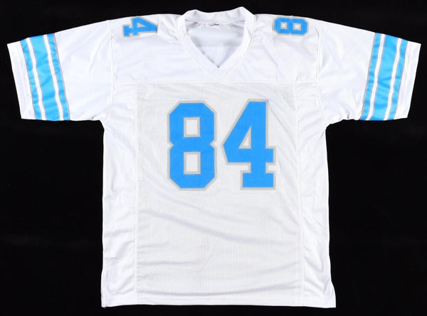 Rob Rubick Signed Detroit Lions Jersey (JSA COA) Motown Tight End 1982 ...
