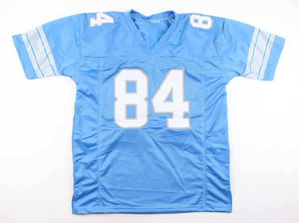 Rob Rubick Signed Detroit Lions Jersey (JSA COA) Motown Tight End 1982 ...