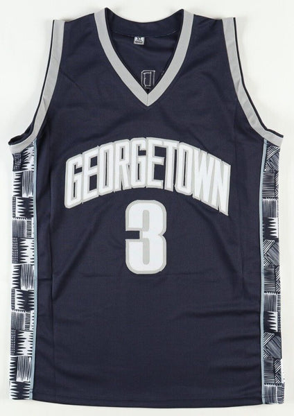 Allen Iverson Signed Georgetown Hoyas Jersey (JSA COA) 11xAll Star Phi ...