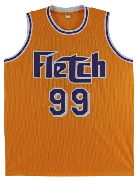 Chevy Chase Signed "Fletch" Los Angeles Lakers Jersey (Beckett) 1985 H ...